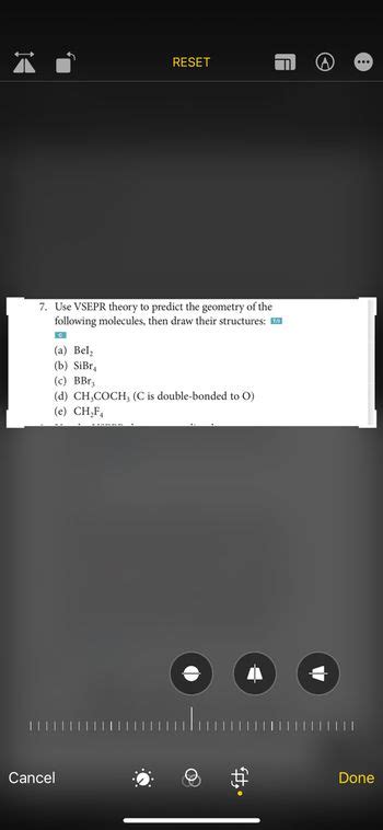 answered 7 use vsepr theory to predict the geometry of the following