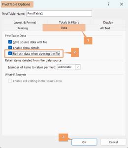 Methods To Refresh Pivot Table In Excel Excelgraduate