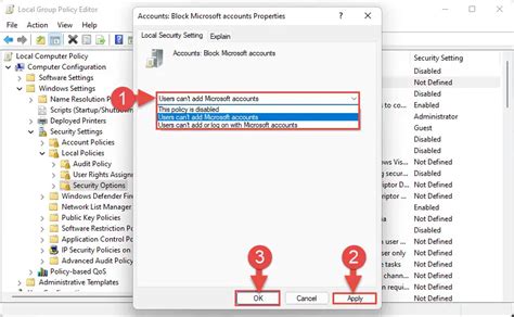 Ways To Remove Disable Microsoft Account In Windows