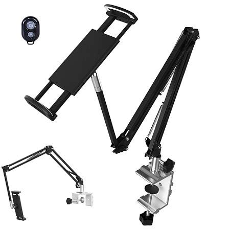 Suporte De Mesa Articulado Para Tablet E Celular Controle Bluetooth Omniie