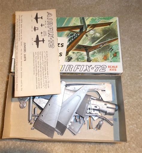 VINTAGE SCALE Airfix Junkers JU B Stuka Airplane Model Kit NIB EUR PicClick DE
