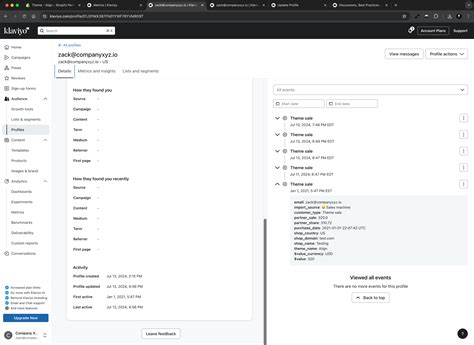 Profile Metrics And Insights Ui Not Aggregating Event Data Correctly