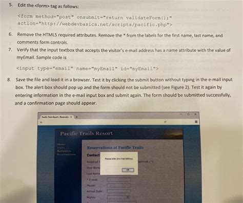 Solved I Need Help With The Alert Pop Up Box For My Html Chegg Com