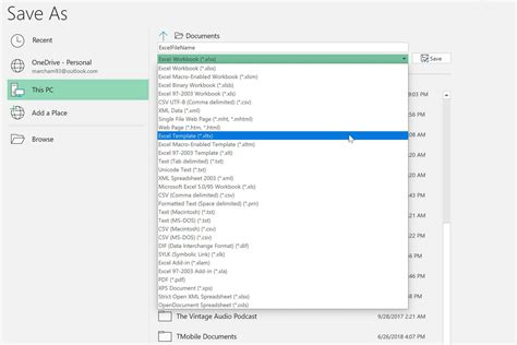 Excel File Extensions Xlsx Xlsm Xls Xltx And Xltm