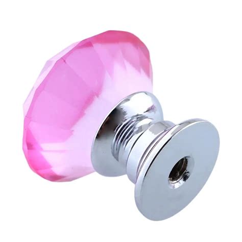 10 шт Алмазная форма хрустальный стеклянный ящик для шкафа дверная ручка