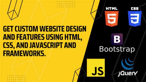 Design Custom Website Using Html Css And Javascript By Ahsan Ibrar Fiverr