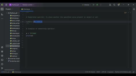 What Is Membership Operator In Python With Example English Youtube