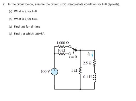 Solved In The Circuit Below Assume The Circuit Is Dc