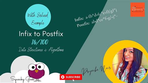 episode 16 100 infix to postfix using stack data structures