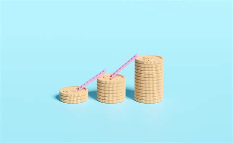 금화 동전은 파란색 배경에 격리 된 계단으로 쌓여 있습니다재정적 성공과 성장 또는 저축 돈 개념 3d 그림 3d 렌더링 0명에 대한 스톡 사진 및 기타 이미지 Istock