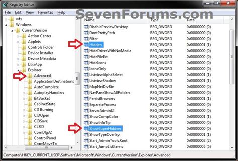 Hidden Files And Folders Show Or Hide Tutorials