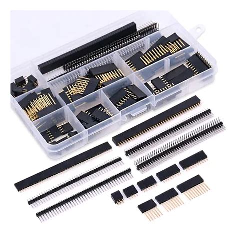 Pack De Conectores Pin Header Para Arduino 112 Piezas Cuotas Sin