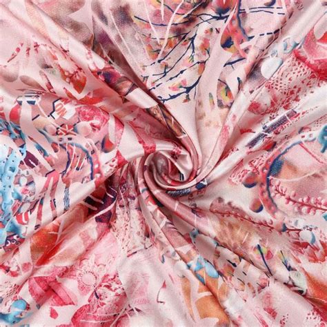 Japan Satin Printed Fabrics Digital Prints Multicolour At ₹ 90meter