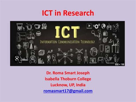 ict in research pptx search internet