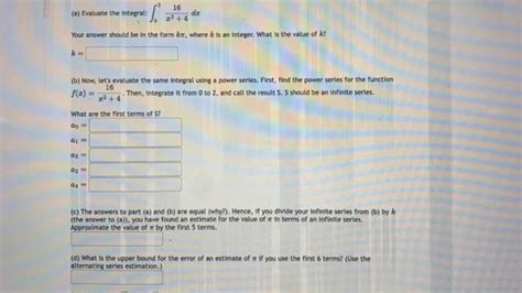 a evaluate the integral ∫02x2 416dx your answer
