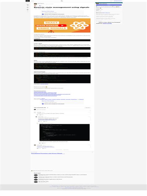 Reactjs State Management Using Signals Dev Community Pdf Java