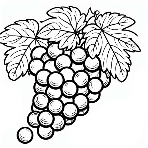 Ausmalbilder Trauben Coloringlib Com Kostenlos Malvorlagen Zum Ausdrucken