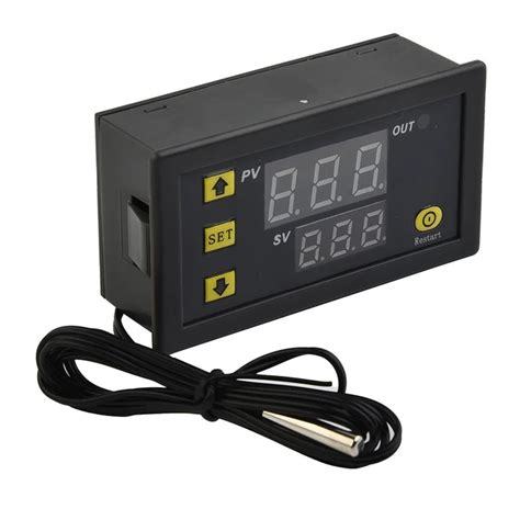Digital Temperature Controller Thermostat Meter Temp Sensor Switch 20a