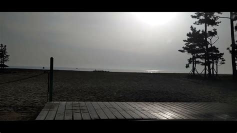 강릉 남항진 해변에서 아침풍경 Youtube