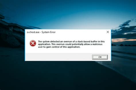 The System Detected An Overrun Of A Stack Based Buffer Fix