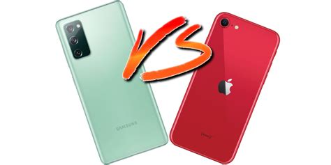 Samsung Galaxy S Fe Vs Iphone Se How Does Apple S Phone Compare