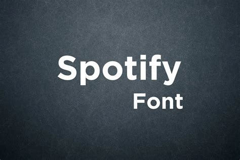 Spotify Font Free Download
