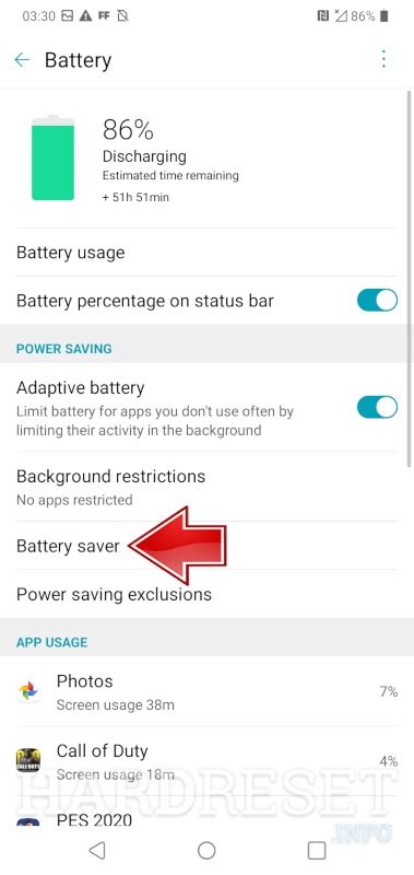 Power Saving Mode Lg Journey Lte How To Hardreset Info