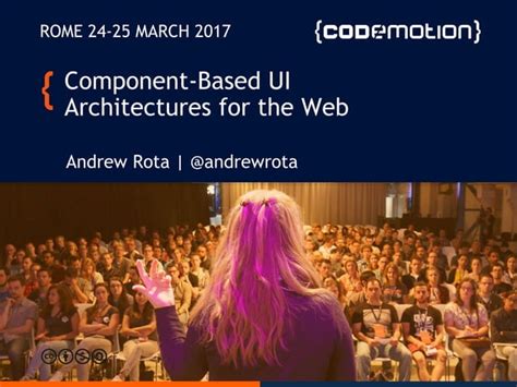 Component Based Ui Architectures For The Web Ppt