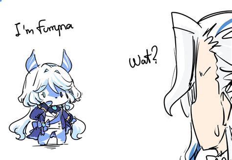 Furina Neuvillette And Melusine Genshin Impact Drawn By Sesield