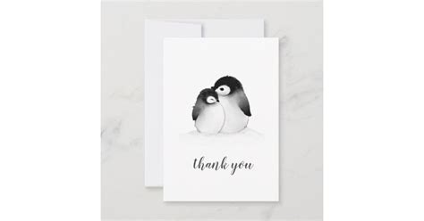 Penguin Thank You Card Zazzle