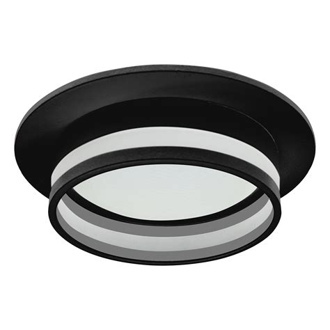 Светильник встраиваемый Feron DL502 LUNA потолочный GX53 черный круг ...