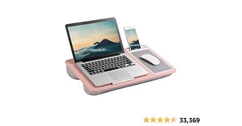 Lapgear Home Office Lap Desk With Device Ledge Mouse Pad And Phone