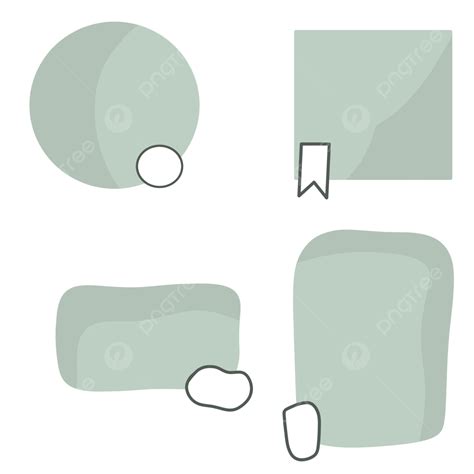 파스텔 색상 간단한 말풍선 말풍선 잡담 코믹 토크 Png 일러스트 및 Psd 이미지 무료 다운로드 Pngtree