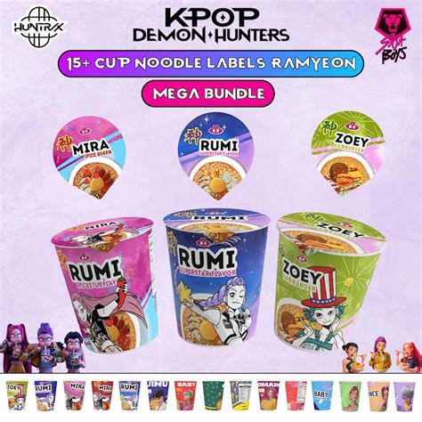 Kpop Demon Hunters Ramen Etsy