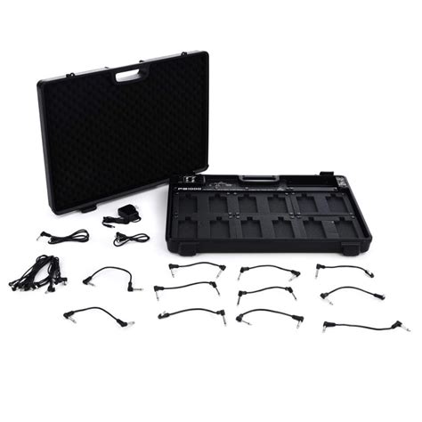 Behringer Pb1000 Pedalboard With Power Supply And Patch Cables Muzikone