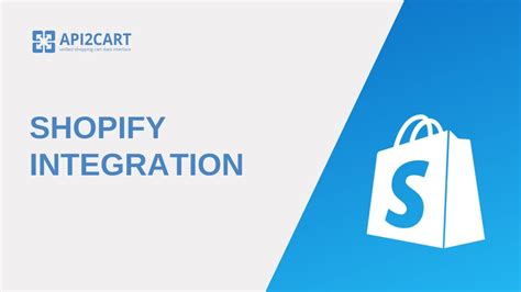 Shopify Integration Grow Your Ecommerce Saas Solution Api2cart Youtube