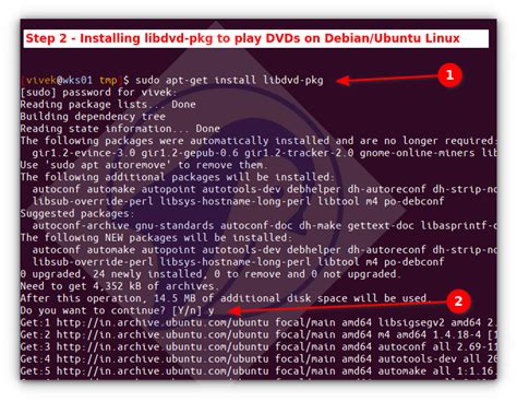 how to install libdvdcss in ubuntu debian to play dvds nixcraft