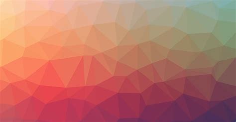 Abstrak Biru Gradien Linux Oranye Merah Soft Gradient Triangle