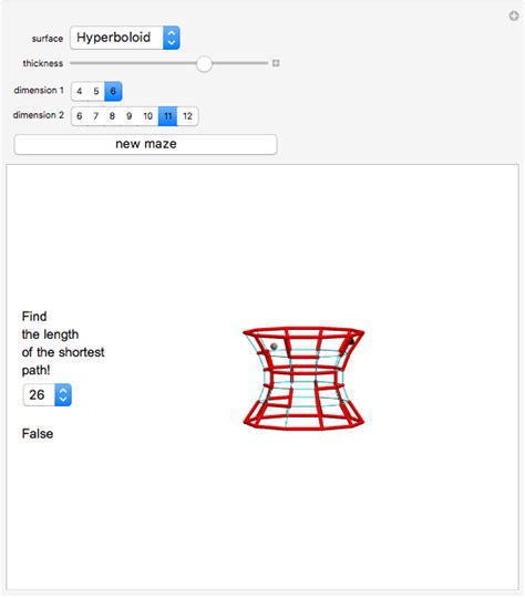 Mazes On Surfaces Wolfram Demonstrations Project
