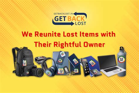 Get Back Lost Valuables Lost And Found Tags Getbacklost