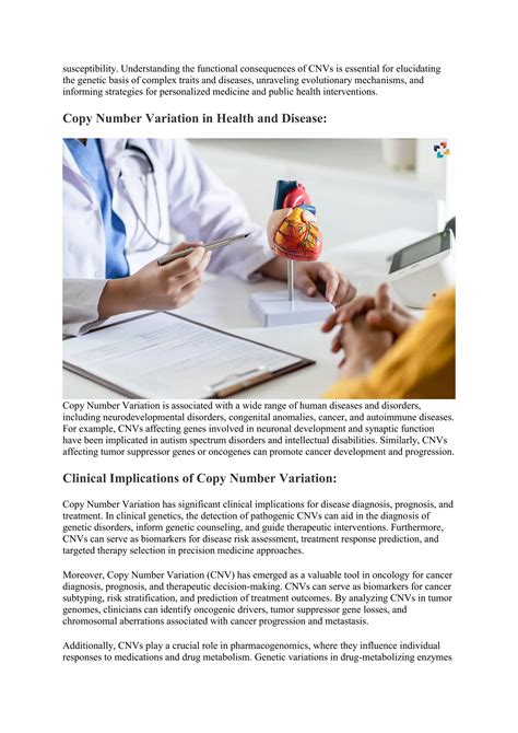 Detail Understanding Of Copy Number Variation Cnv The Lifesciences Magazine Pdf Genetics