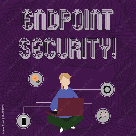 Word Writing Text Endpoint Security Business Photo Showcasing The Methodology Of Protecting The