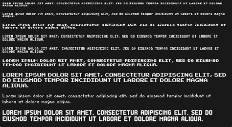 Pixel Spritefont Pack Vol By Ome A