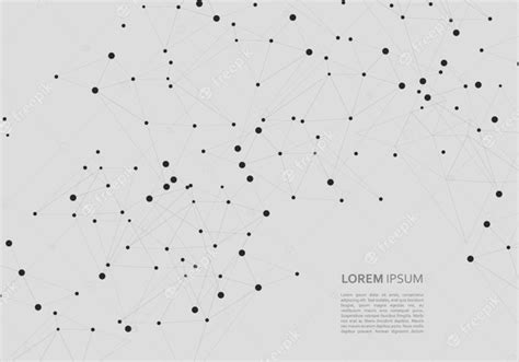 Premium Vector Connection Science Molecule Background