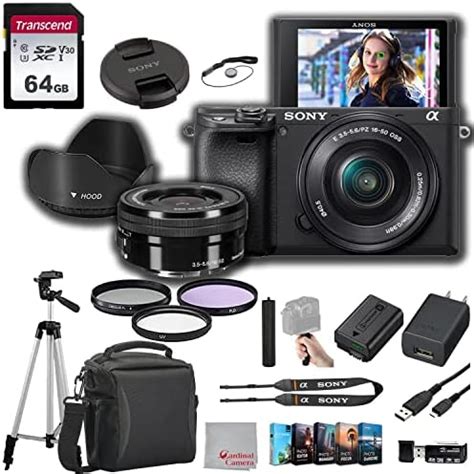 Sony A6400 Mirrorless Camera With 16 50mm Lens 64gb Memory
