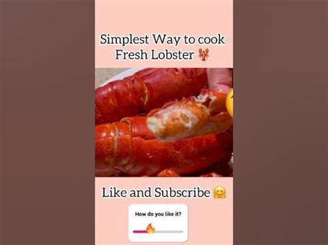 The Simplest and Easiest Way to Cook Fresh Lobsters 🦞 | seafood - YouTube
