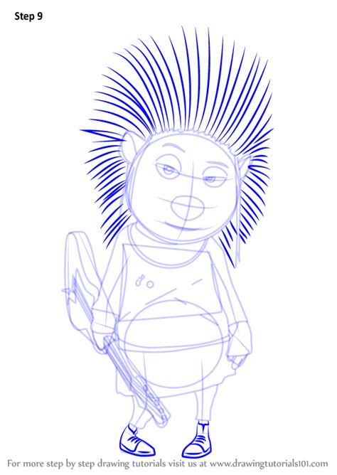 How To Draw Ash From Sing Sing Step By Step