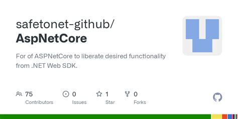 Github Safetonet Githubaspnetcore For Of Aspnetcore To Liberate