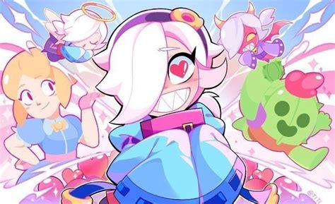 Star Art Discover 140 Brawl Stars Waifu Ideas Brawl Character Art