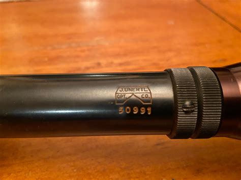 Help With Unertl Scope Identification Optics Mounts And Sights AR15 COM